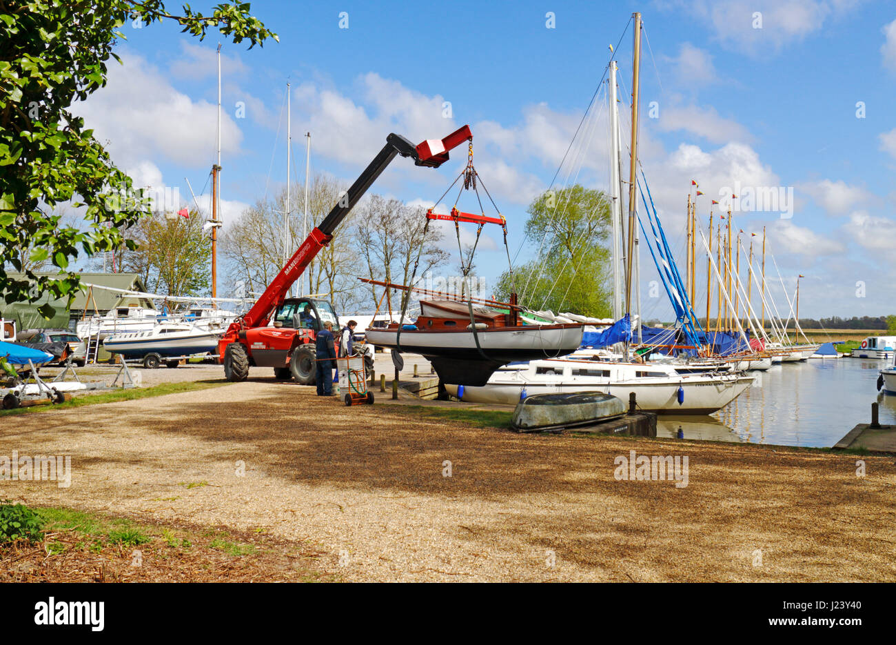 Boatyard launching hi-res stock photography and images - Alamy
