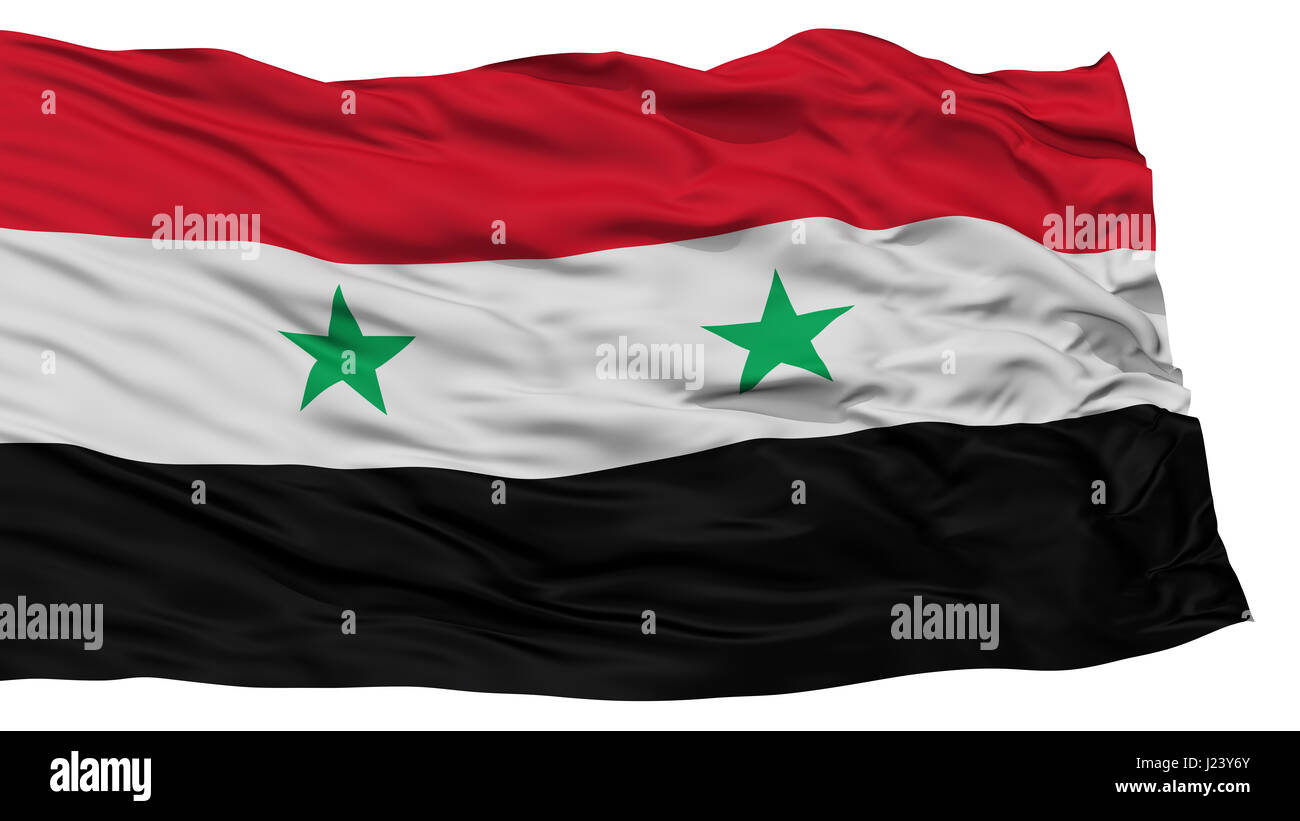 Isolated Syria Flag Stock Photo - Alamy