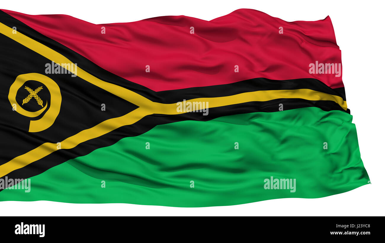 Isolated Vanuatu Flag Stock Photo - Alamy