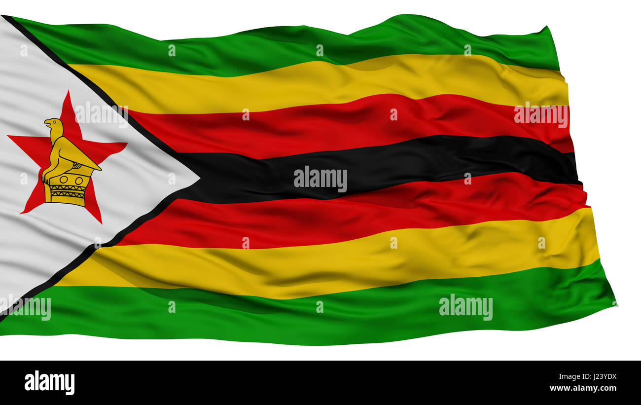 Realistic flag zimbabwe on hi-res stock photography and images - Alamy