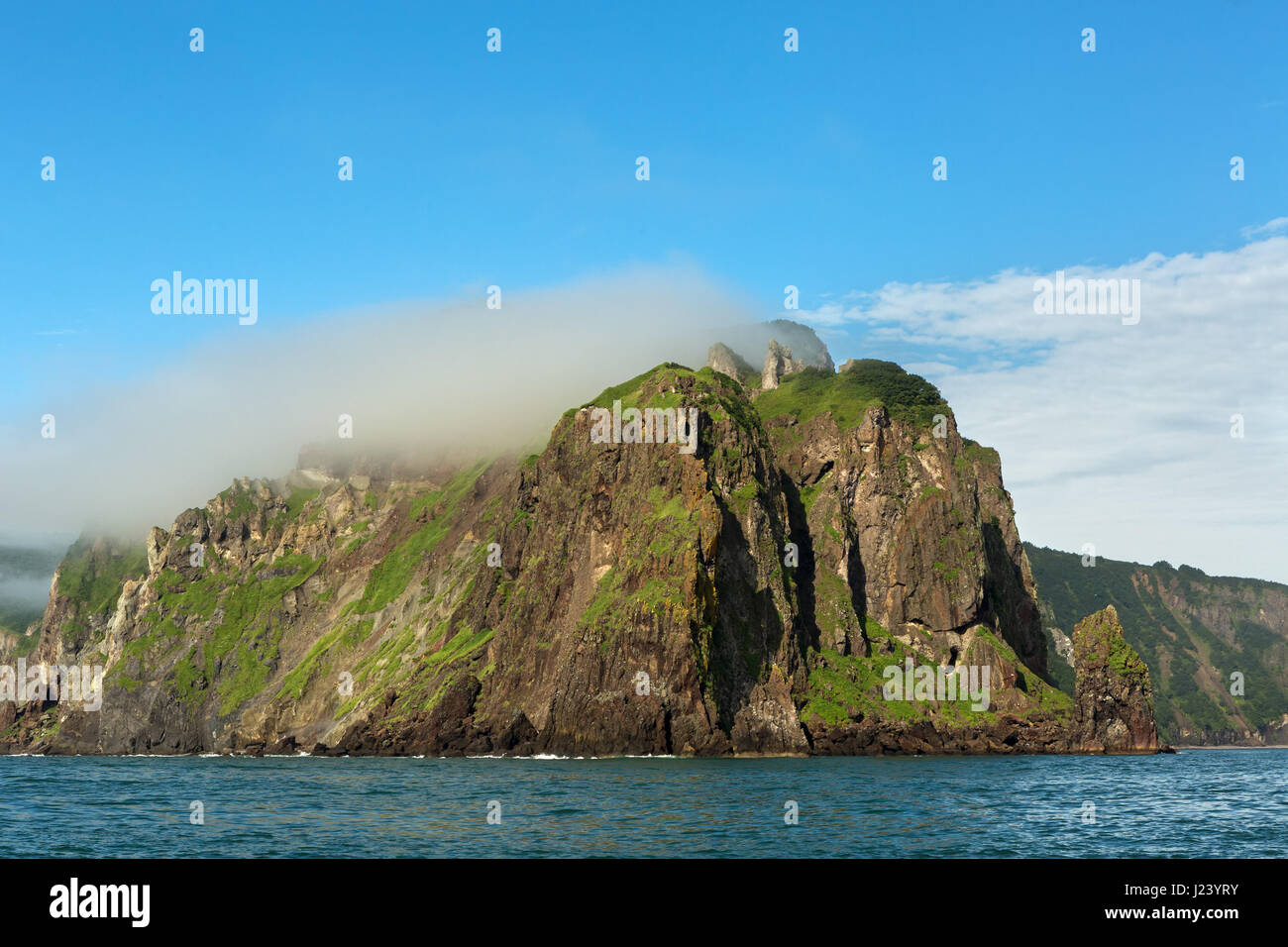 Rocks in the Avacha Bay of the Pacific Ocean. Coast of Kamchatka Stock ...