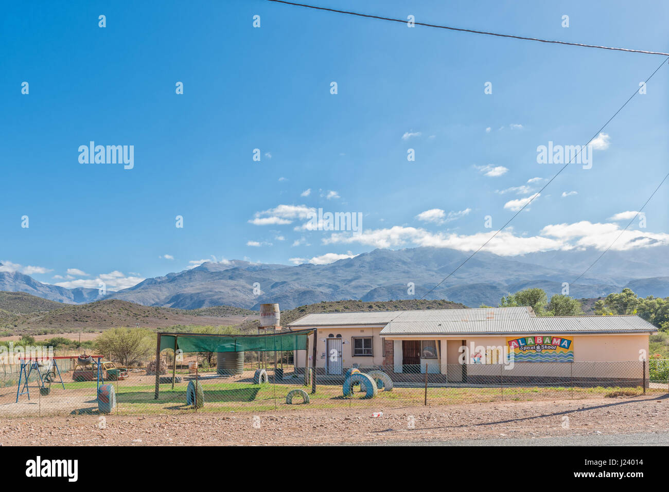 ZOAR, SOUTH AFRICA - MARCH 25, 2017: A creche in Zoar, a village in the ...