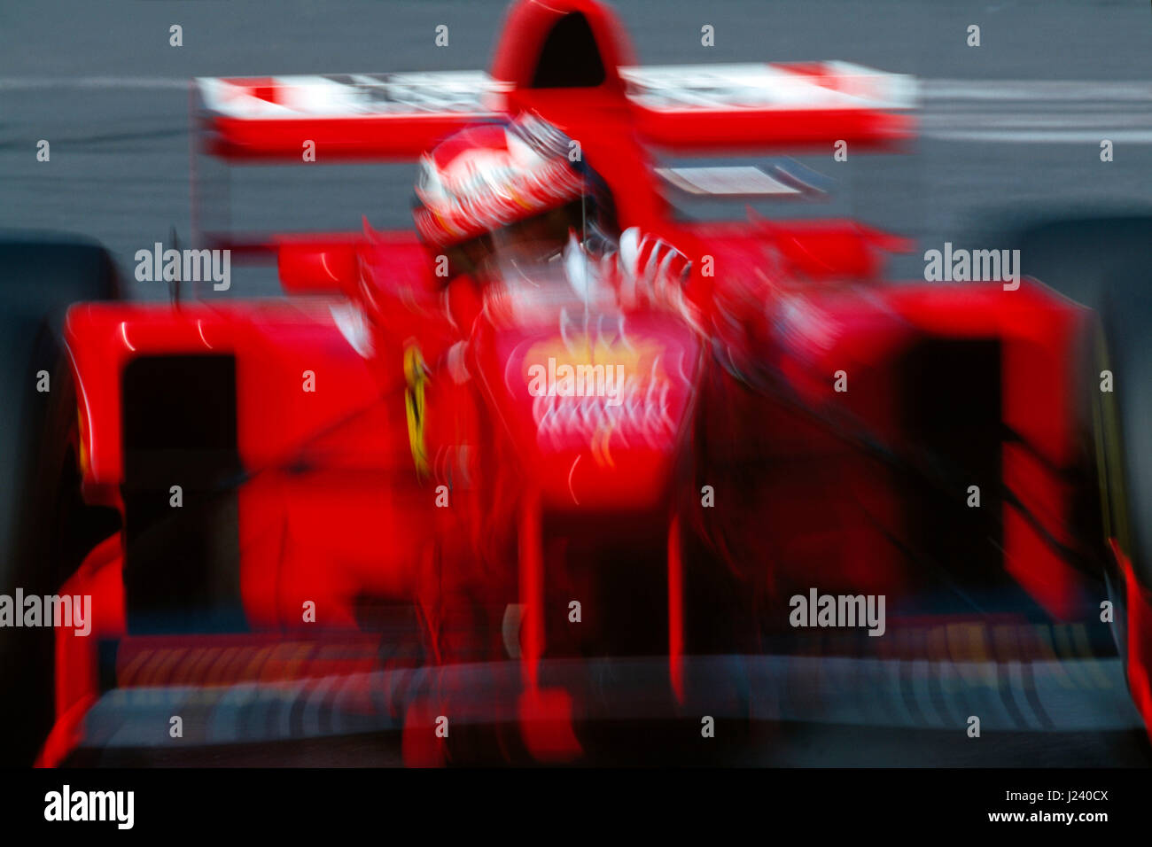 F1, Ferrari, Michael Schumacher,Belgium GP, Spa, 1997 Stock Photo - Alamy