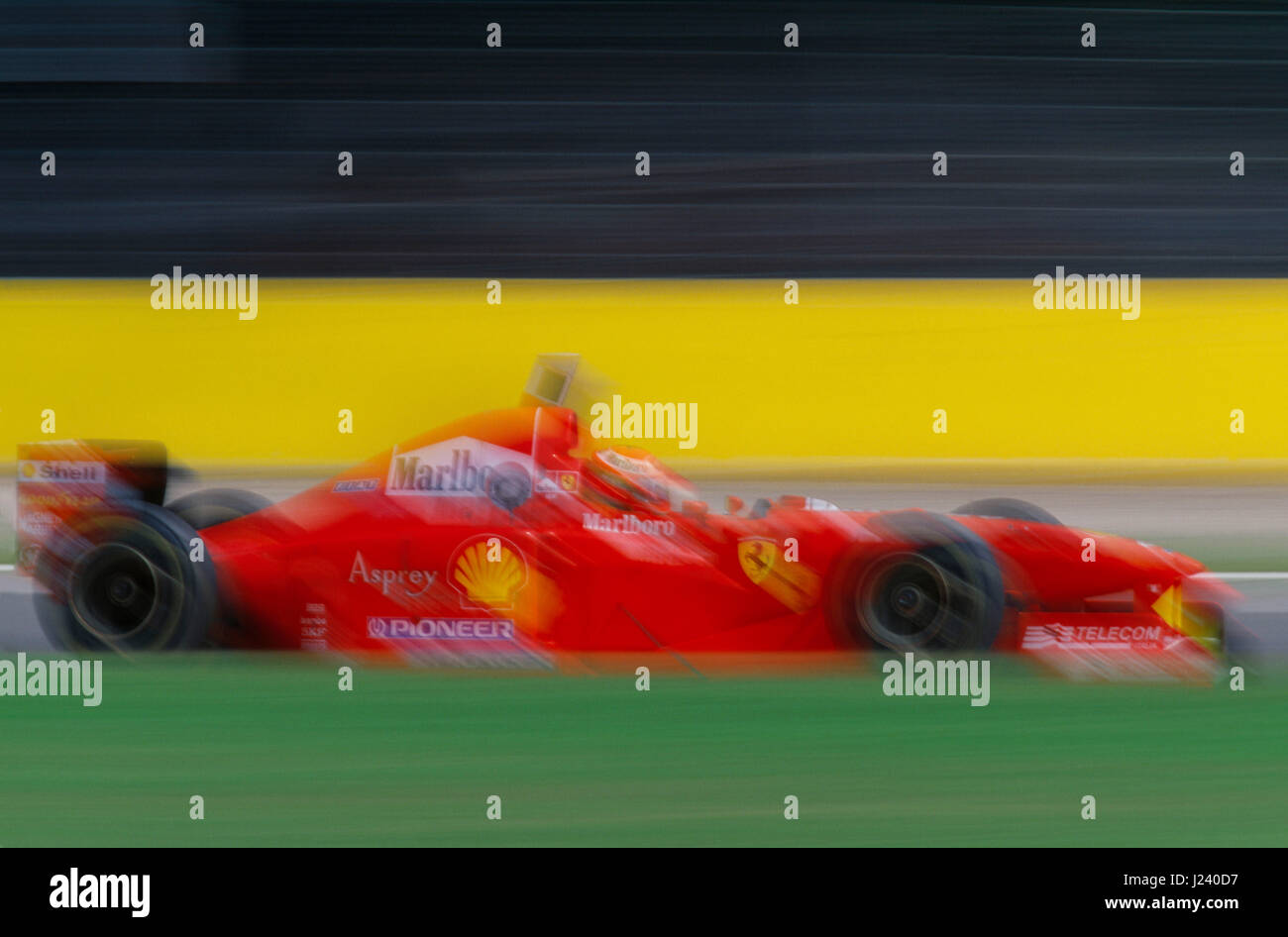F1, Ferrari, Eddie Irvine, Italy GP, Monza 1997 Stock Photo - Alamy