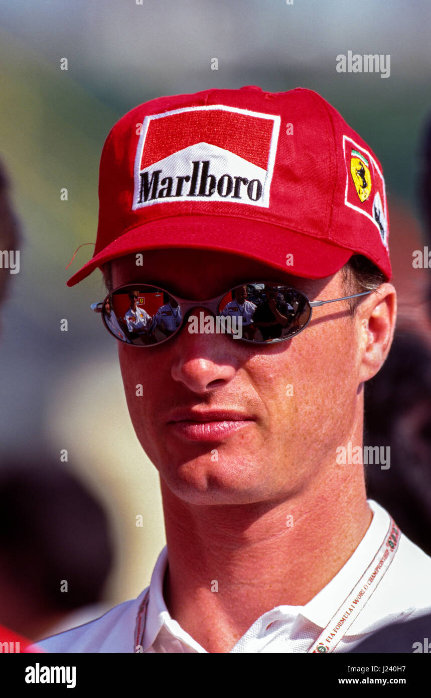 F1, Ferrari, Eddie Irvine, San Marin GP, Imola 1997 Stock Photo - Alamy