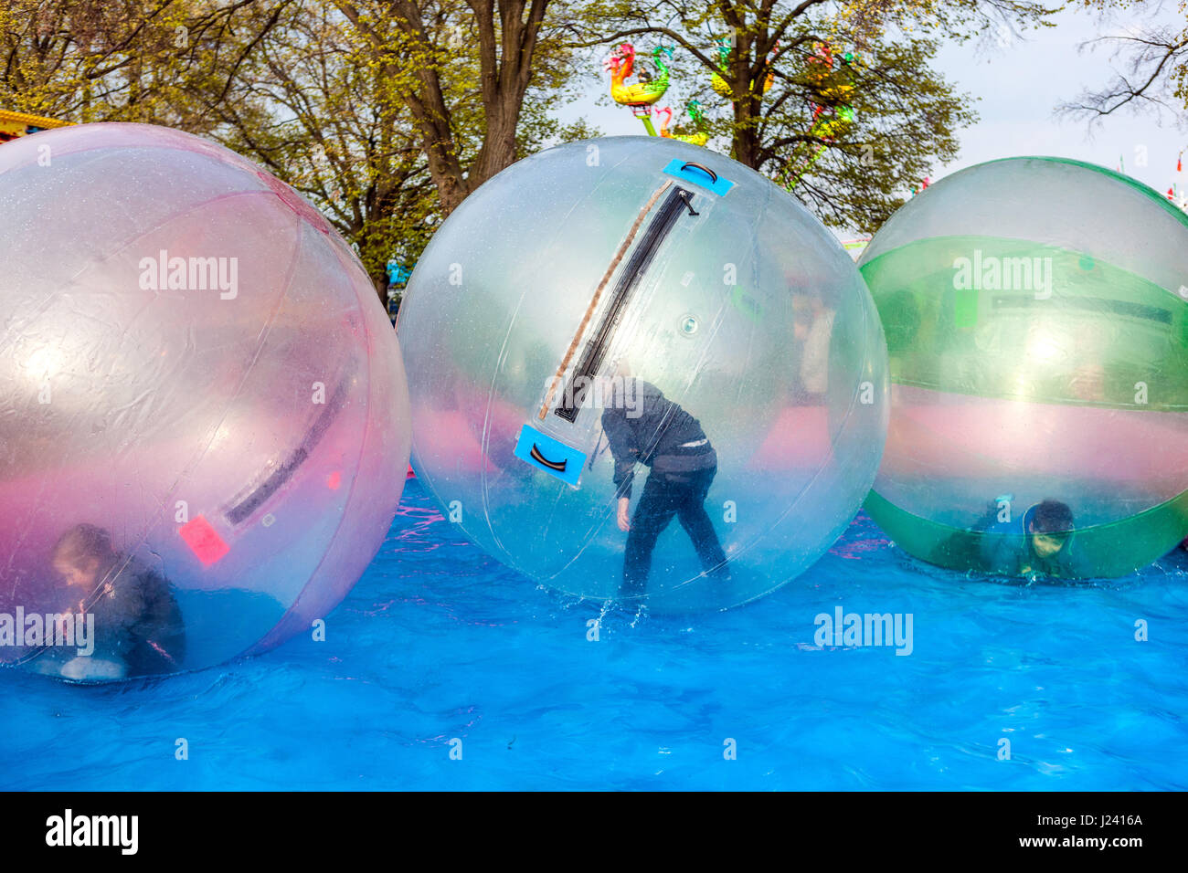 Zorbing High Resolution Stock Photography and Images - Alamy
