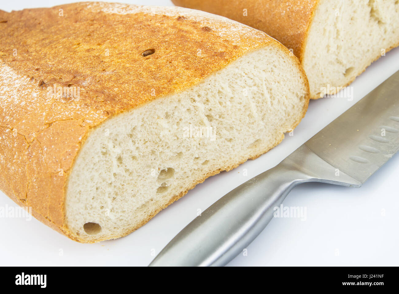Sliced wheat bread. Studio Photo Stock Photo - Alamy