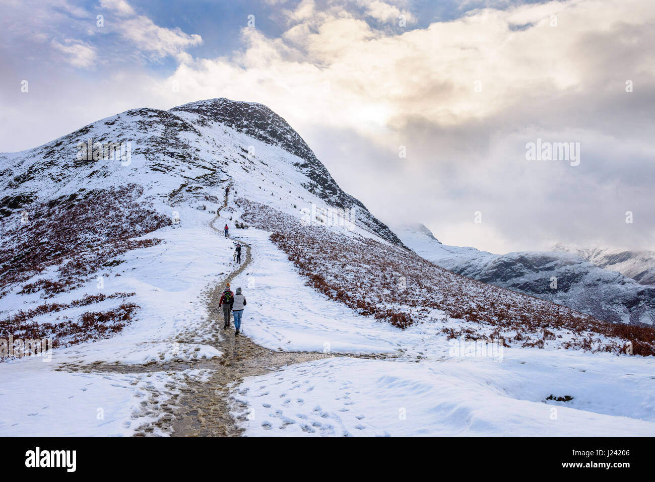 Catbells autumn walkers hi-res stock photography and images - Alamy