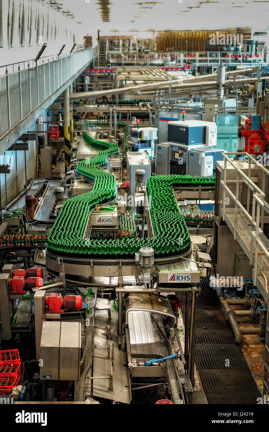Ceske Budejovice, Czech Republic - June 30, 2016: Budvar Budweiser ...
