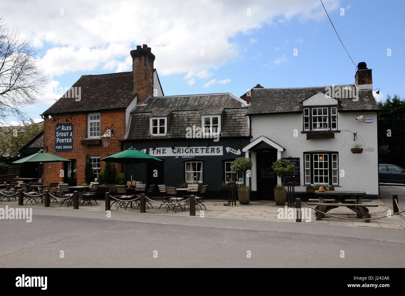 The Cricketers Inn, Sarratt, Hertfordshire,has a wonderful sign ...