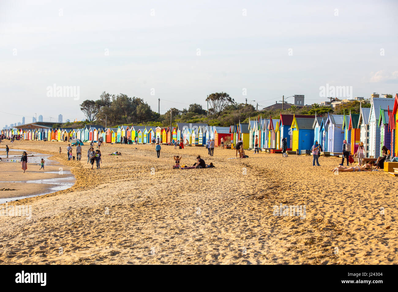Brighton beach boxes hi-res stock photography and images - Alamy