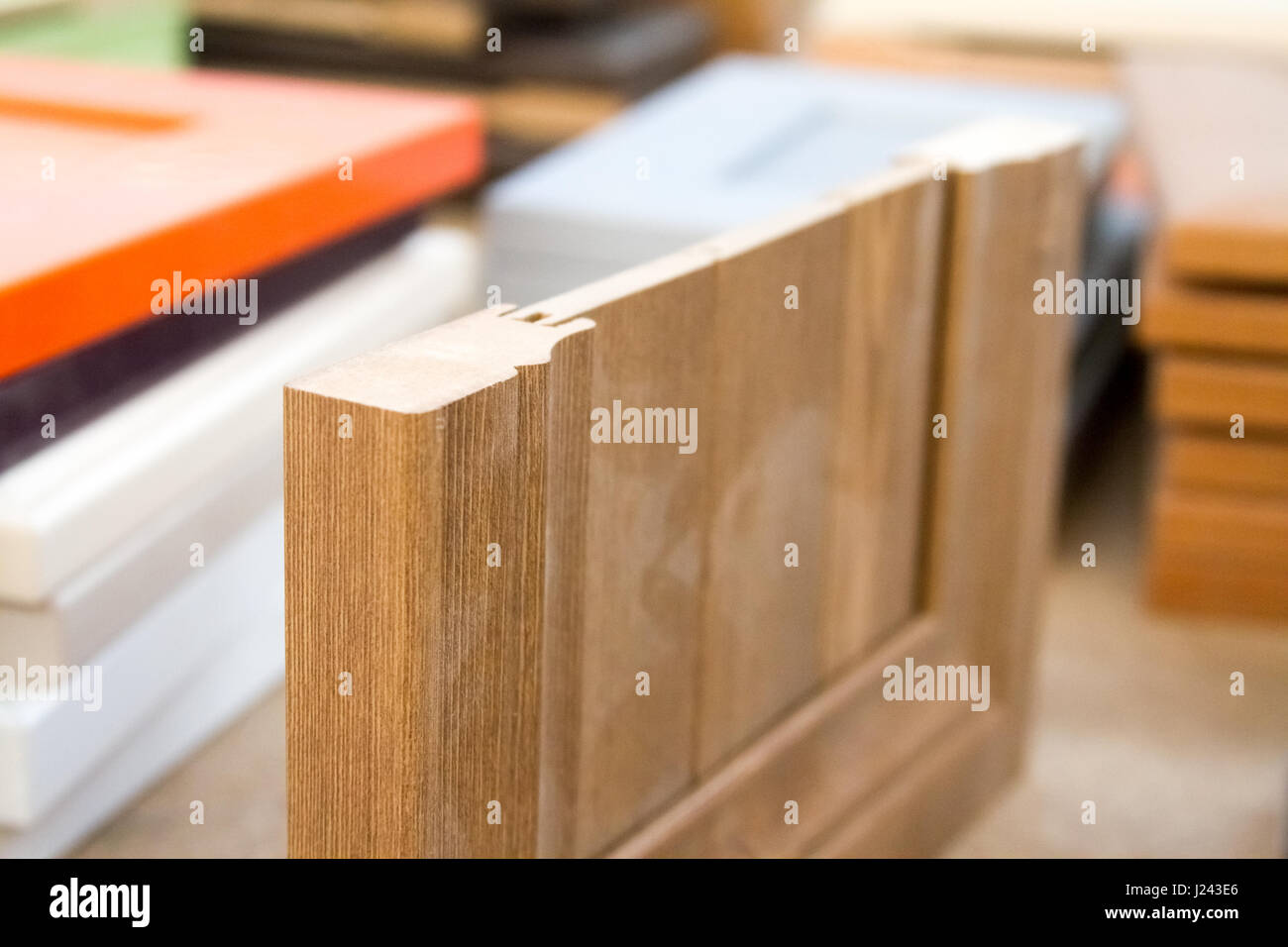 MDF, PARTICLE BOARD. Wood panels of different thicknesses and colors ...