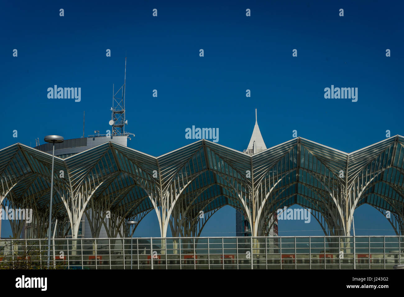 Oriente Station, Lisbon, Portugal - interchange of metro, rail and bus ...