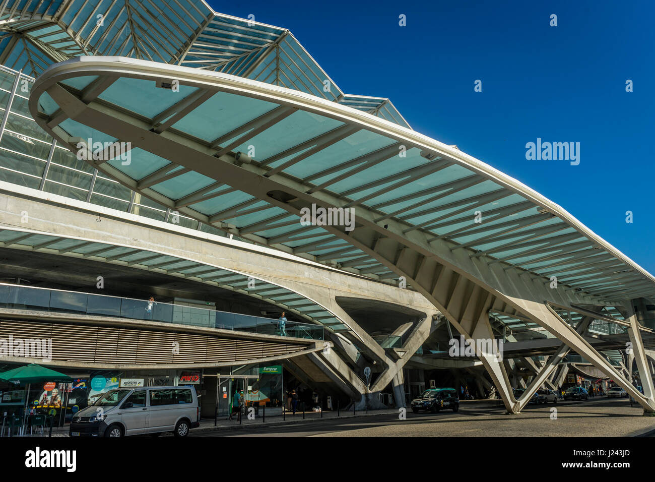 Oriente Station, Lisbon, Portugal - interchange of metro, rail and bus ...