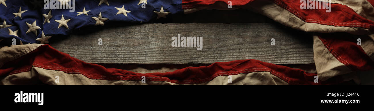 Old American flag background Stock Photo - Alamy