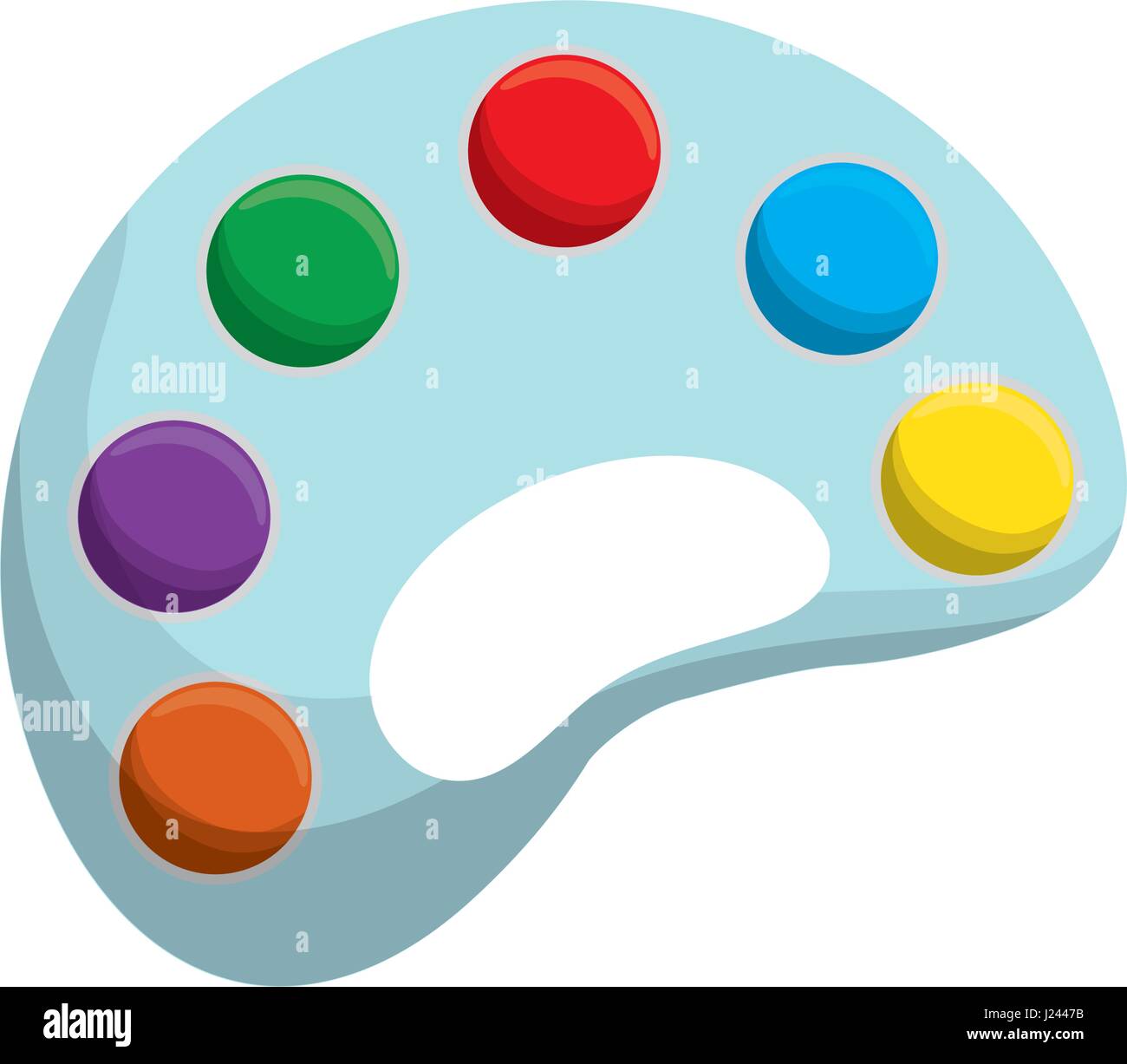 paint palette icon Stock Vector Image & Art - Alamy