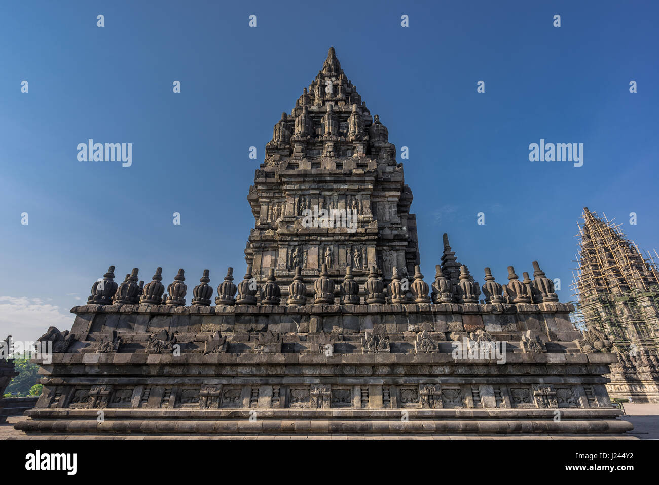 Candi Nandi (Nandi Temple) in Prambanan temple complex. 9th century ...