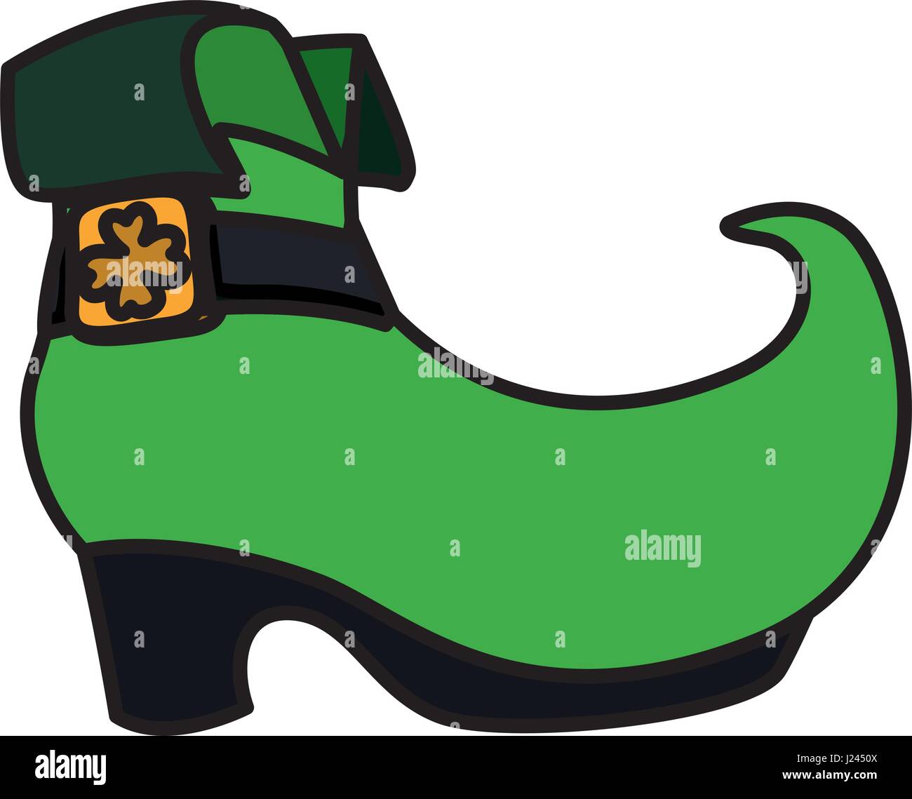Irish elf boot Stock Vector Image & Art - Alamy