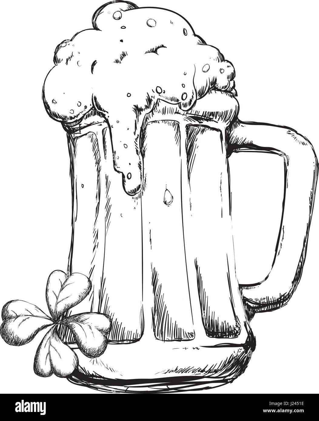 Delicious beer draw Stock Vector Image & Art - Alamy