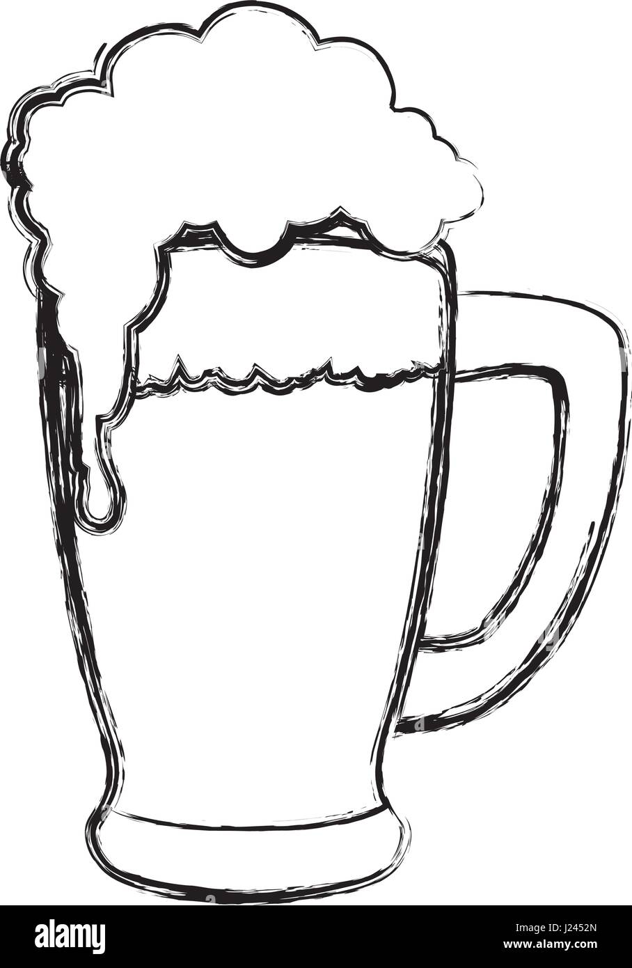 Delicious beer draw Stock Vector Image & Art - Alamy