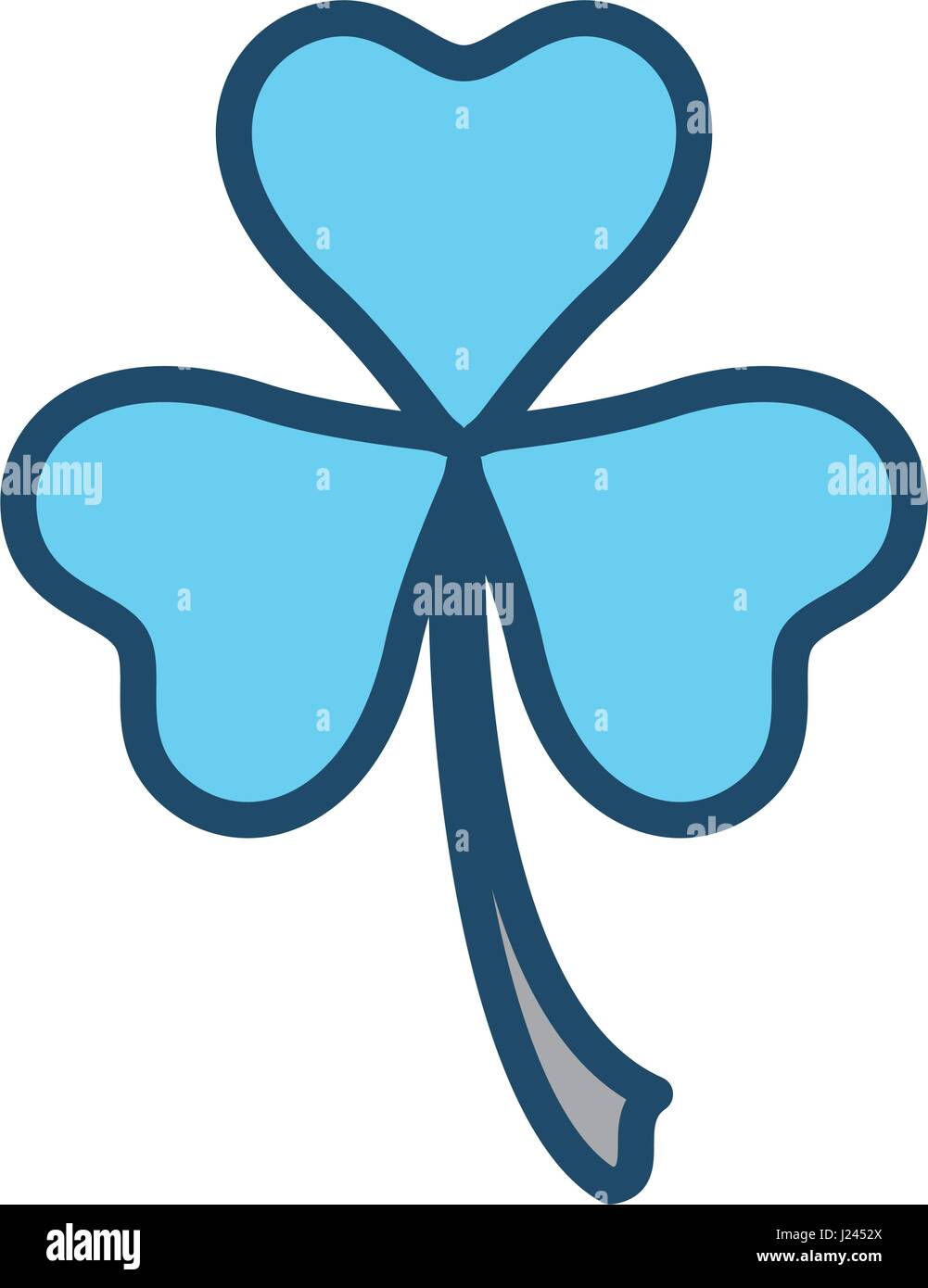 Clover lucky leaf Stock Vector Image & Art - Alamy