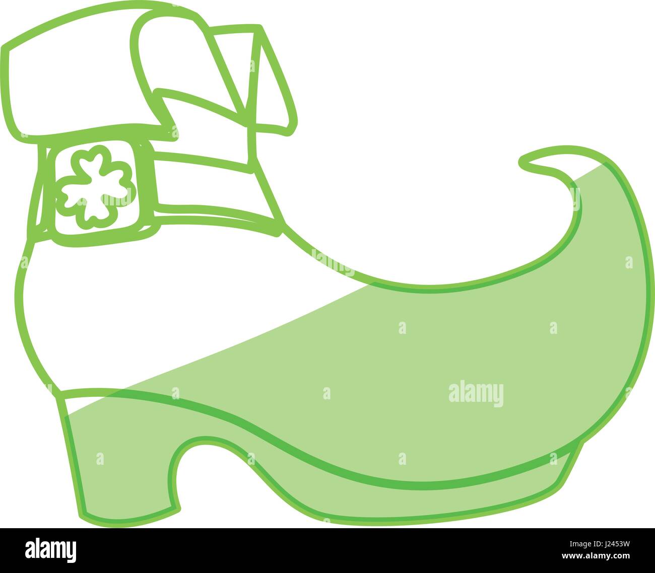 Irish elf boot Stock Vector Image & Art - Alamy