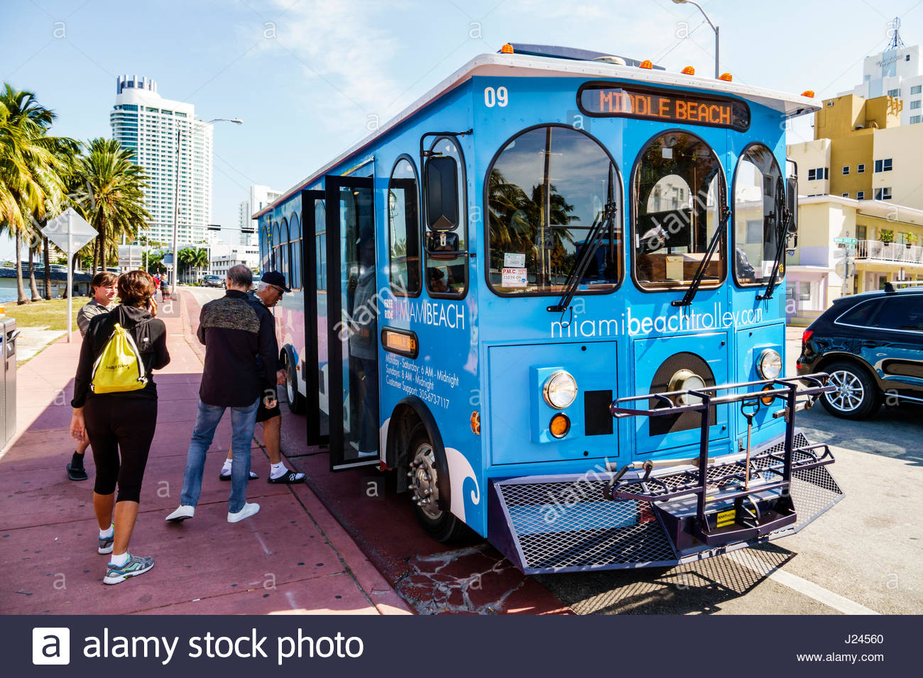 Trolley Bus Stop High Resolution Stock Photography and Images - Alamy