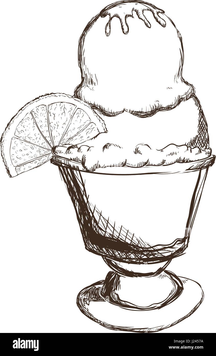 Delicious ice cream Stock Vector Image & Art - Alamy