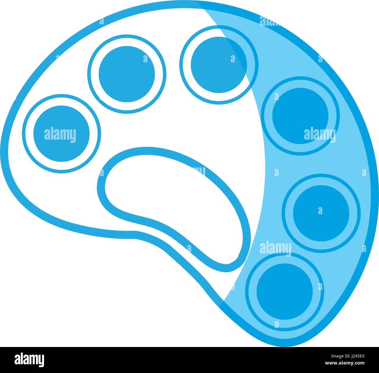 paint palette icon Stock Vector Image & Art - Alamy