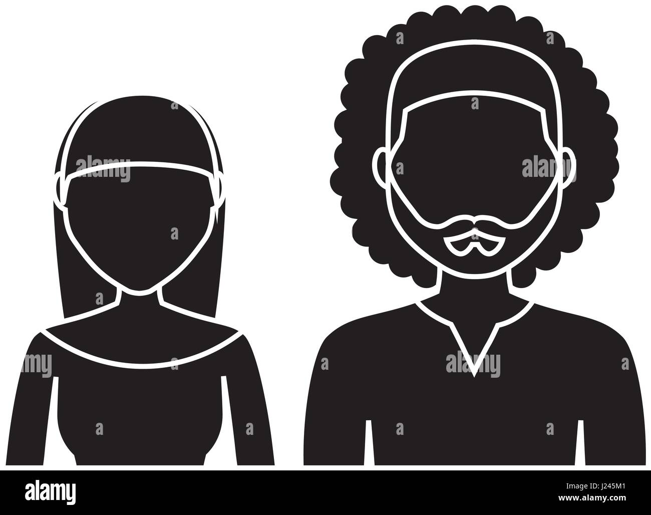man and woman icon Stock Vector Image & Art - Alamy