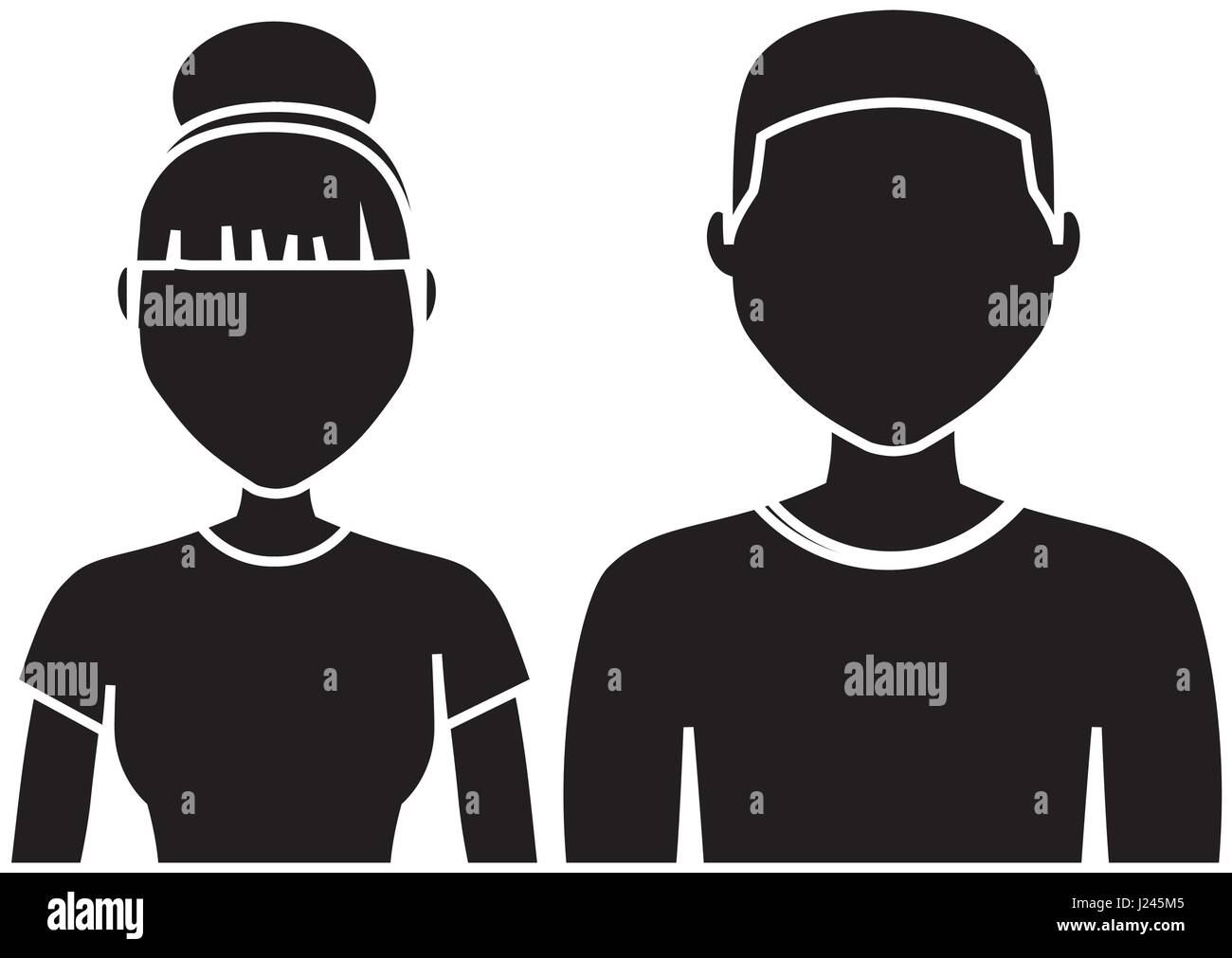 man and woman icon Stock Vector Image & Art - Alamy