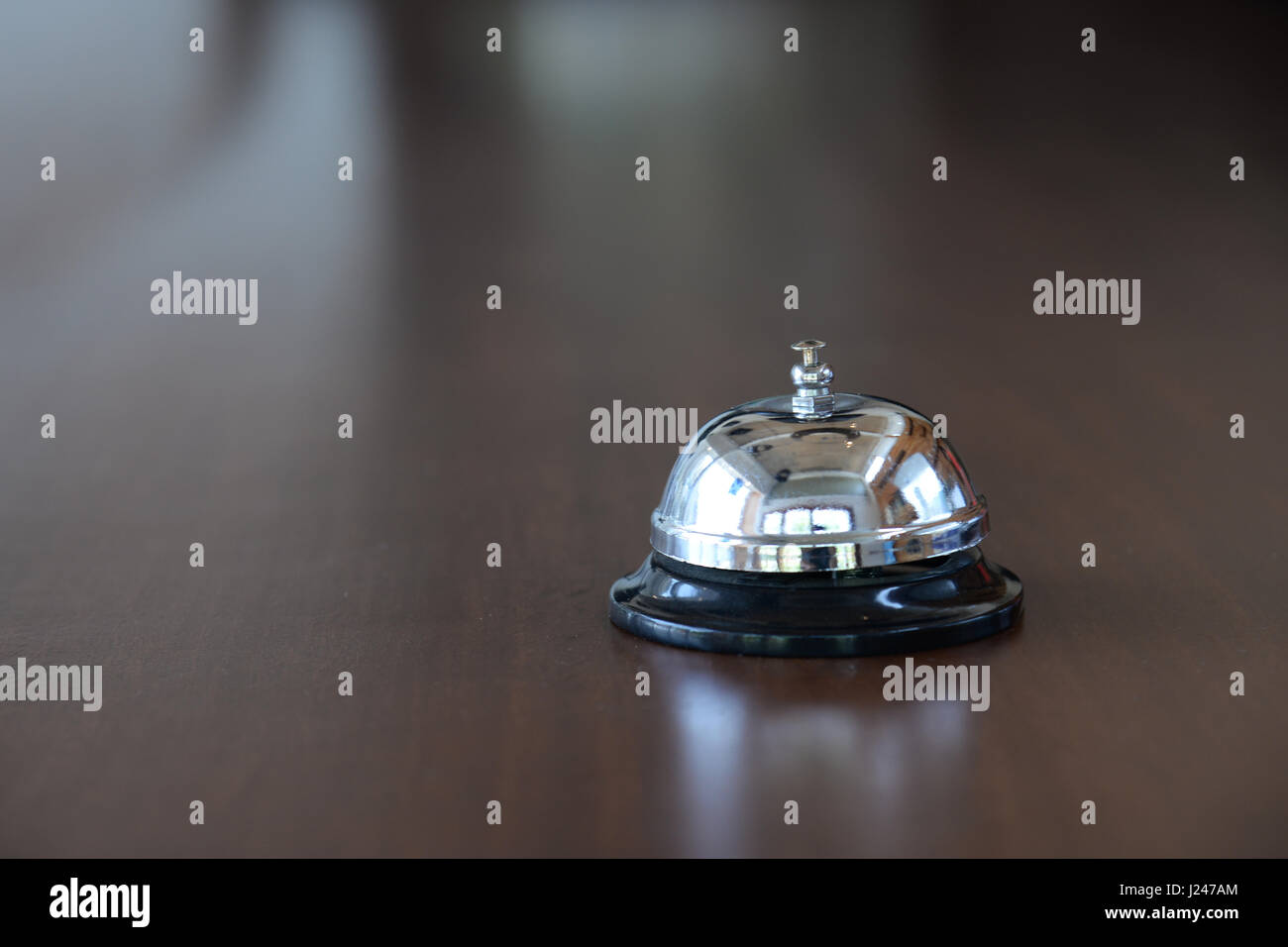 Customer service bell , reception bell in hotel lobby Stock Photo - Alamy