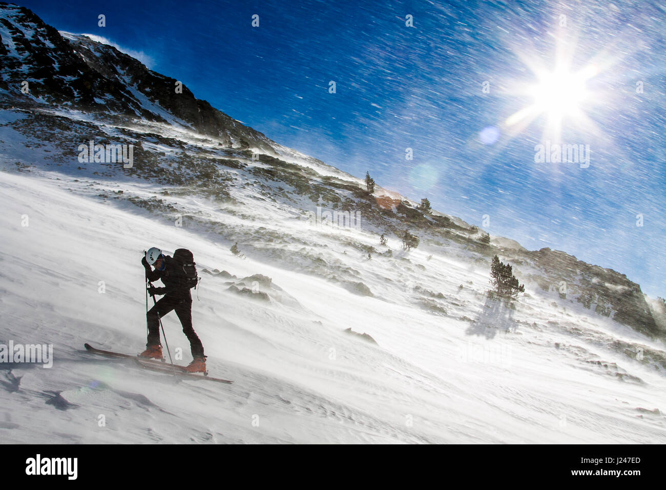 Ski-mountaineering in the eastern Pyrenees Stock Photo - Alamy