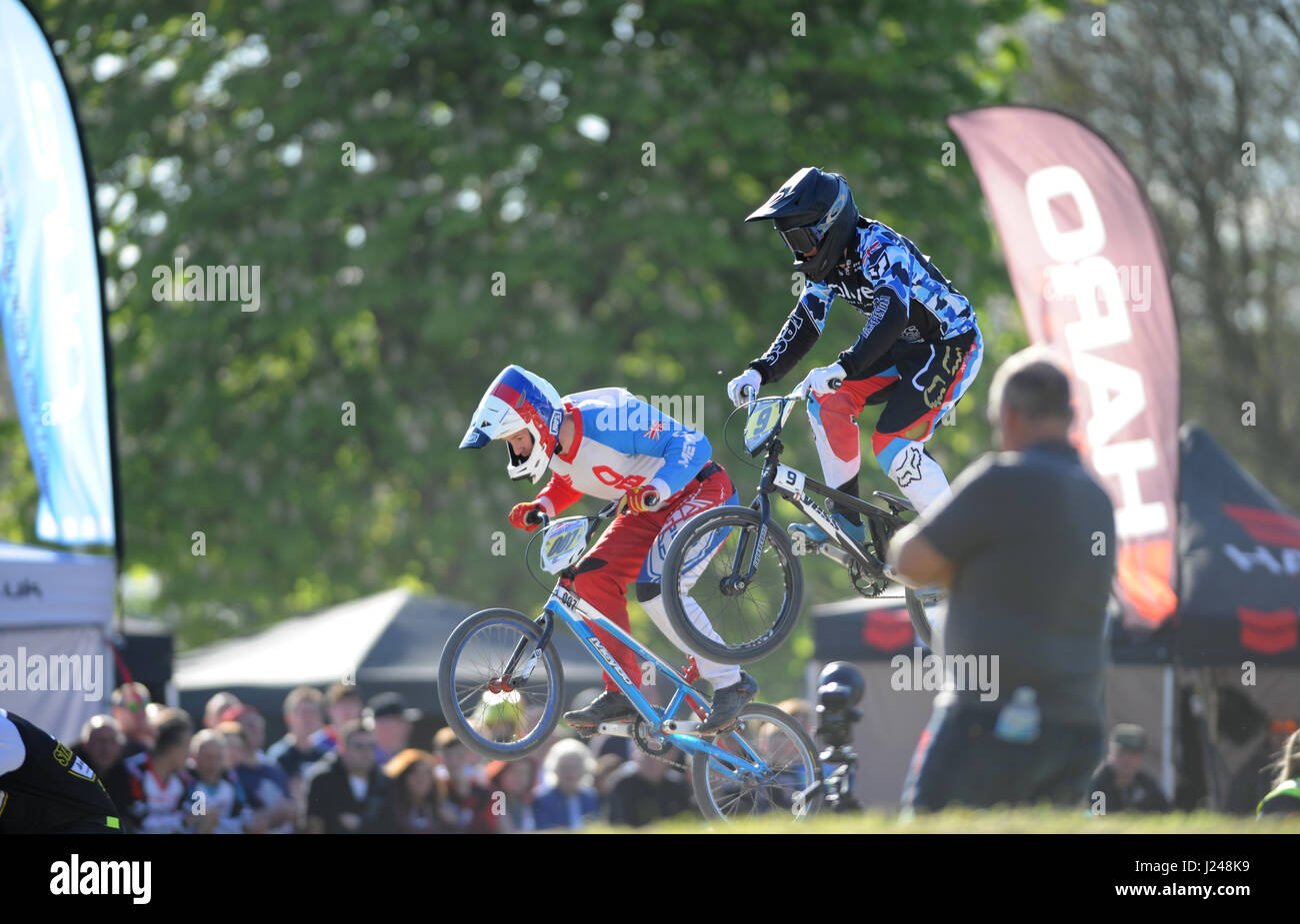 Birmingham Bike Park, Perry Barr, UK. 23rd April 2017. Action from ...