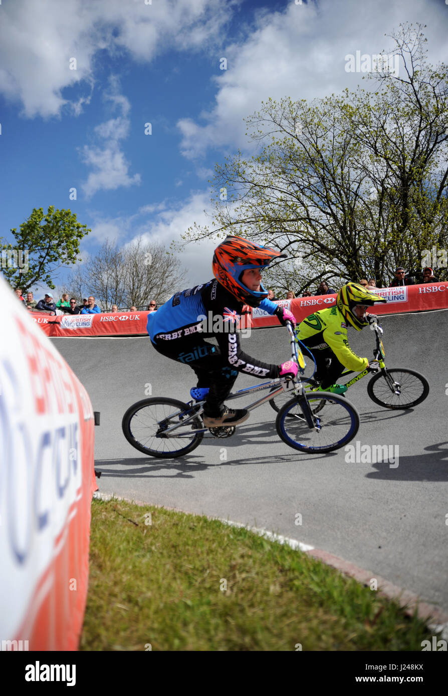Birmingham Bike Park, Perry Barr, UK. 23rd April 2017. Action from ...