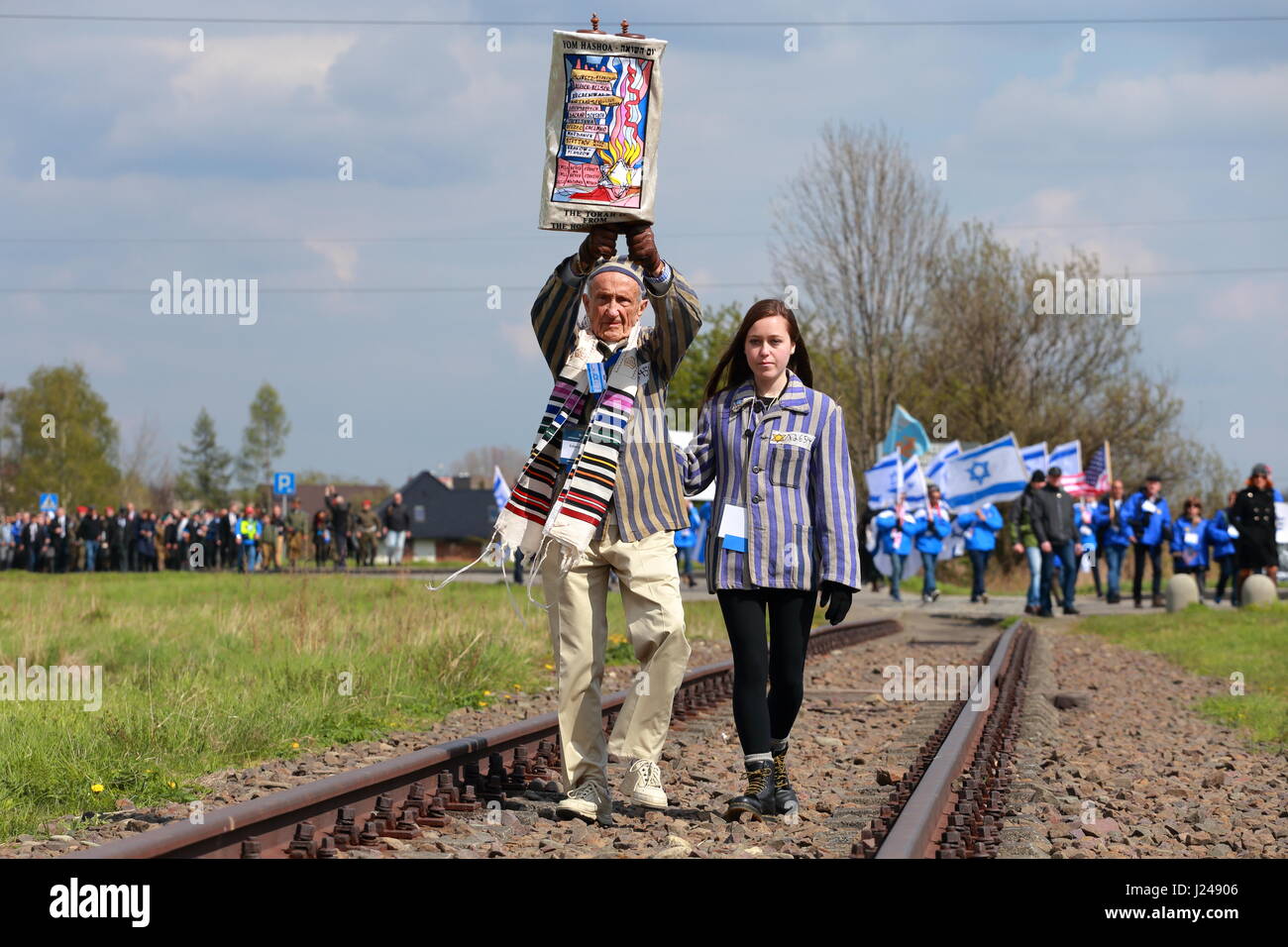 Holocaust death march memorial hi-res stock photography and images - Alamy