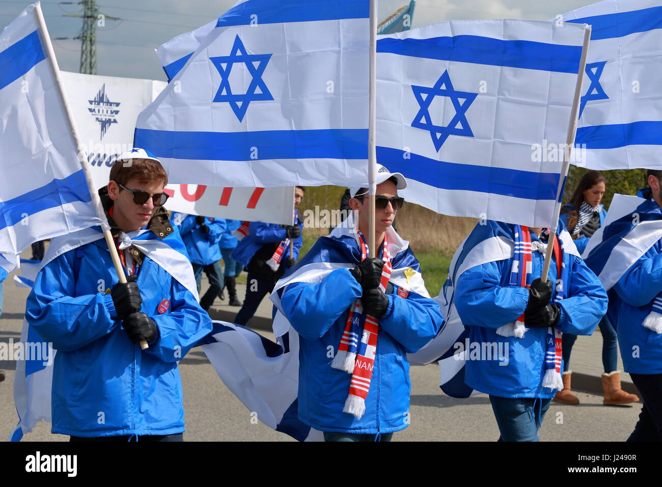 Holocaust flag hi-res stock photography and images - Alamy