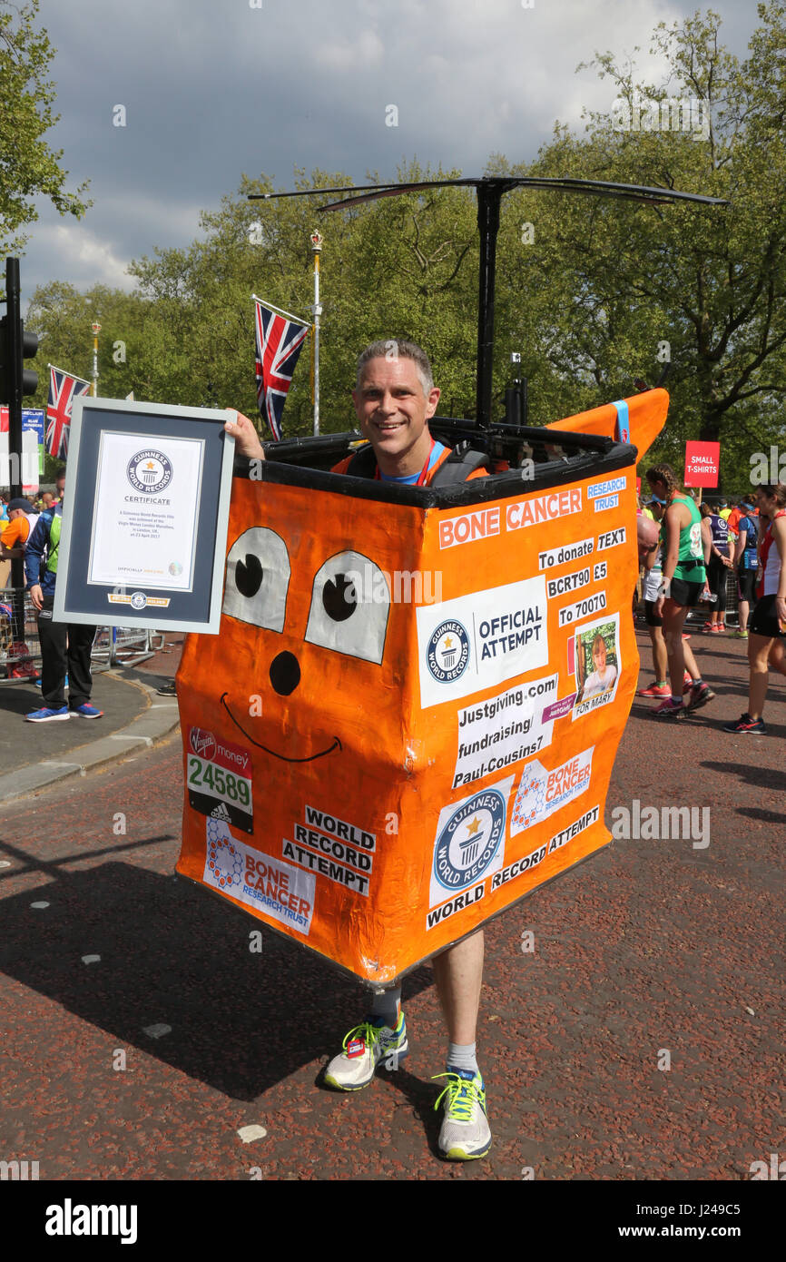 Fancy Dress Runners London Marathon Stock Photo - Alamy