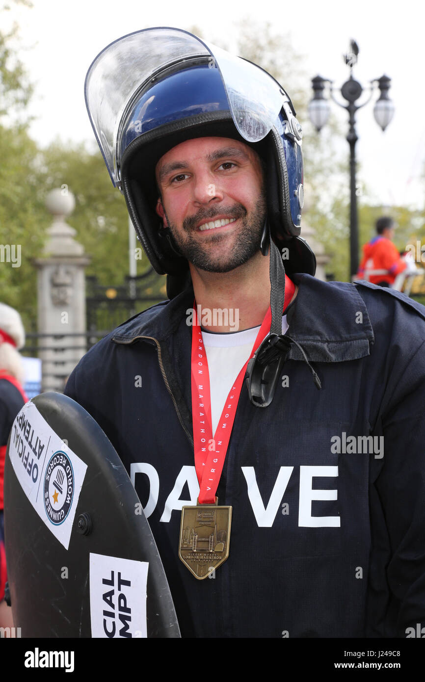 Fancy Dress Runners London Marathon Stock Photo - Alamy