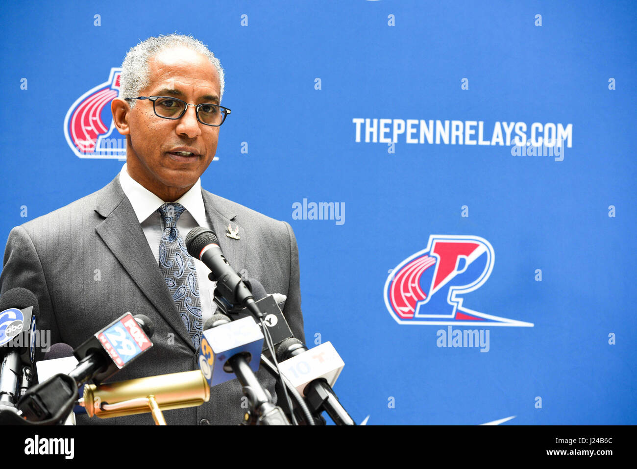 Philadelphia, Pennsylvania, USA. 24th Apr, 2017. Legendary track and ...