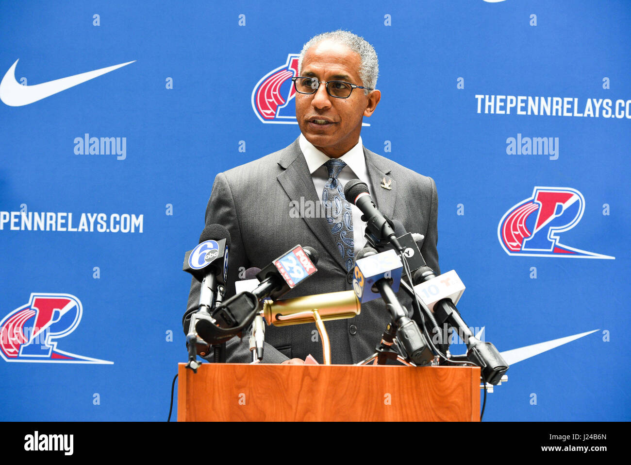 Philadelphia, Pennsylvania, USA. 24th Apr, 2017. Legendary track and ...