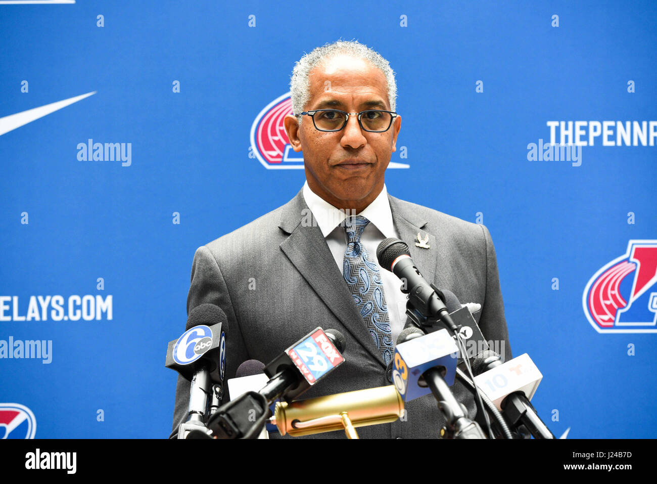 Philadelphia, Pennsylvania, USA. 24th Apr, 2017. Legendary track and ...