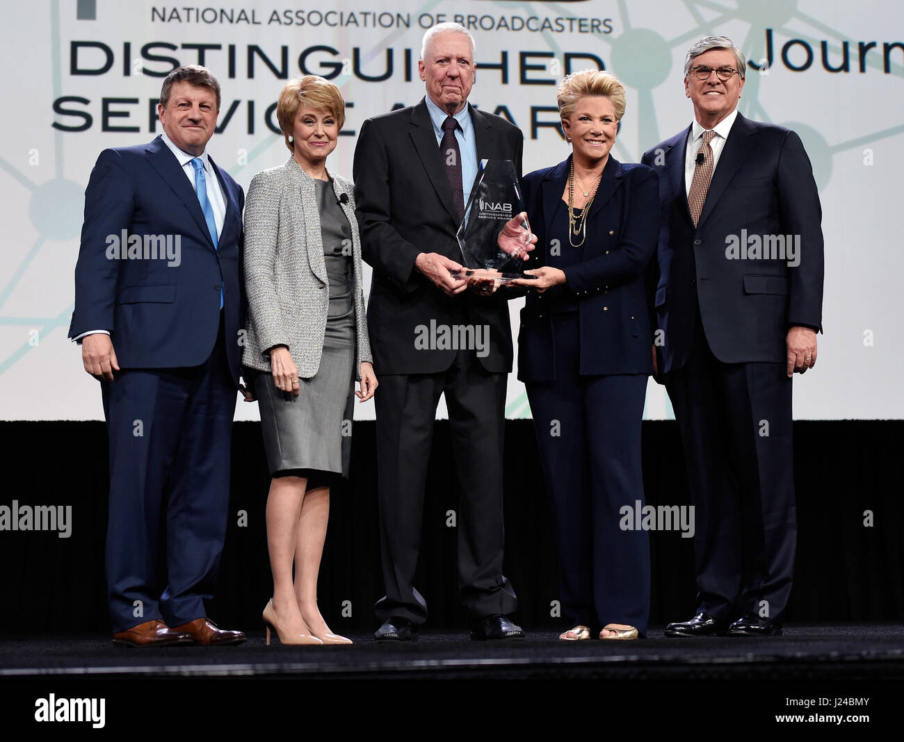 Las Vegas, Nevada, USA. 24th Apr, 2017. (L-R) Tenga Media President and ...