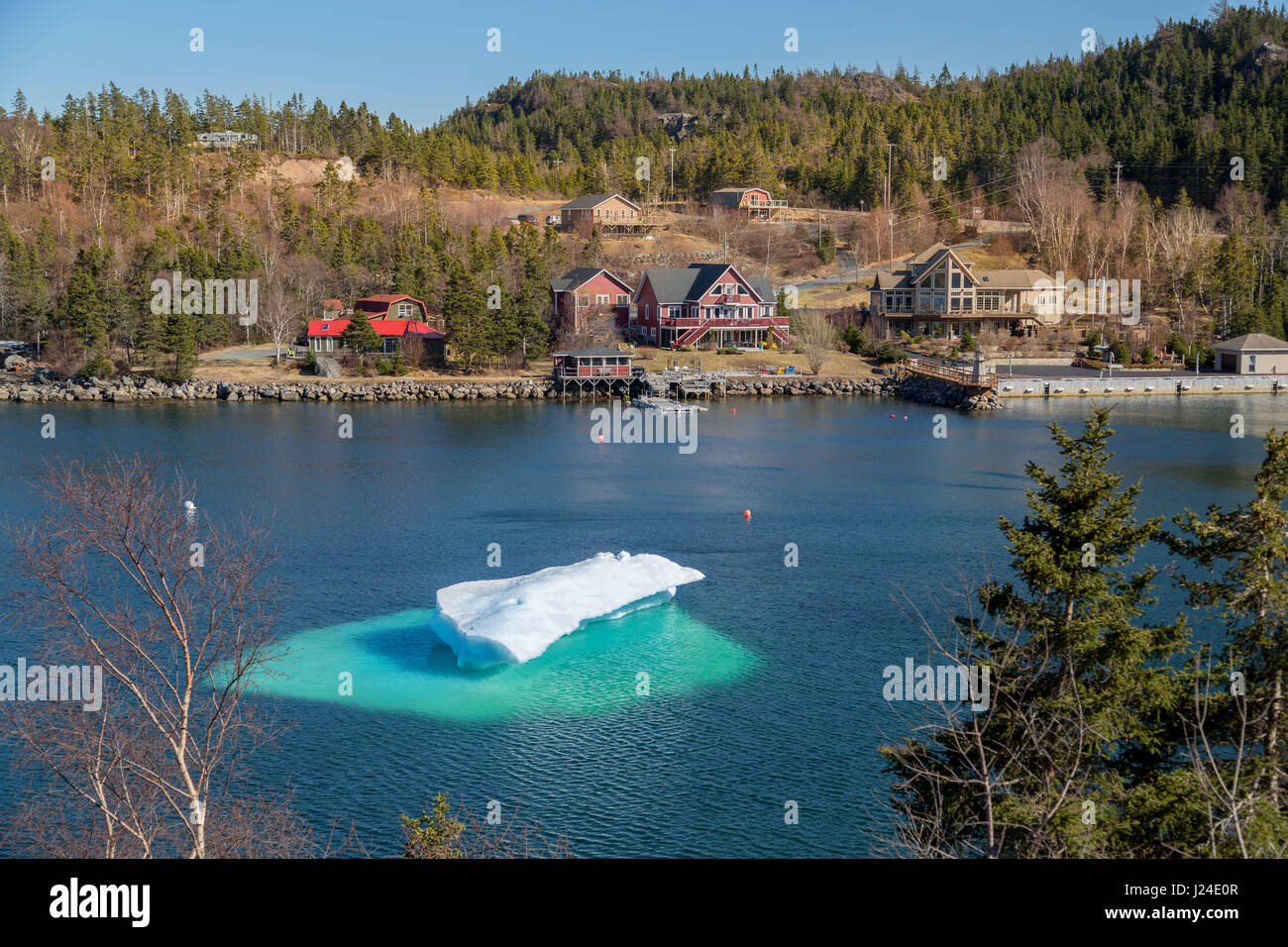 Middle Cove, Newfoundland, Canada. 24th April, 2017. After days of rain ...