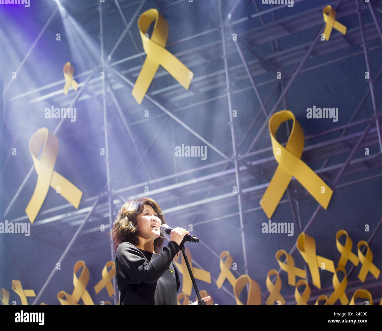 South korean singer kwon jin won hi-res stock photography and images ...