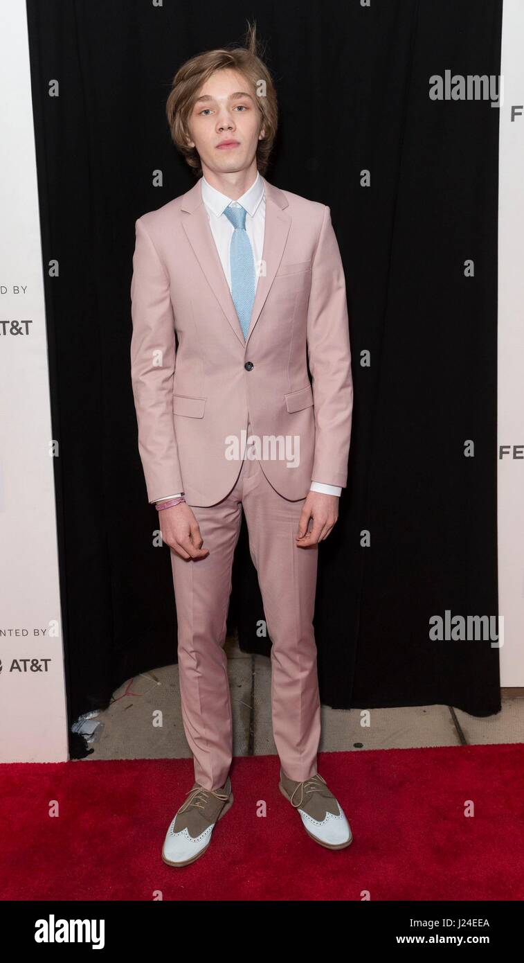 New York, NY, USA. 24th Apr, 2017. Charlie Plummer at arrivals for THE ...