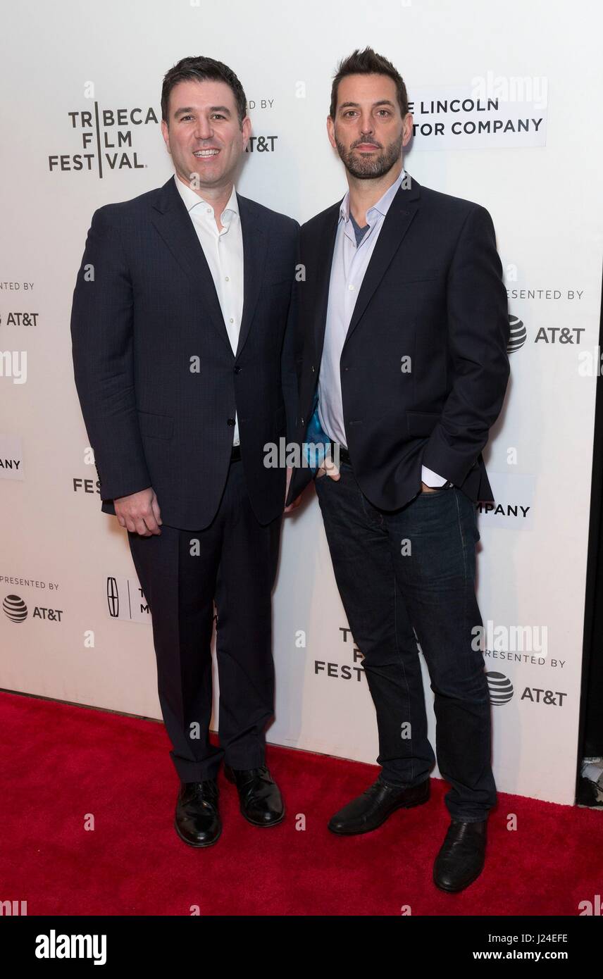 New York, NY, USA. 24th Apr, 2017. Paul Davidson, Brad Navin at ...