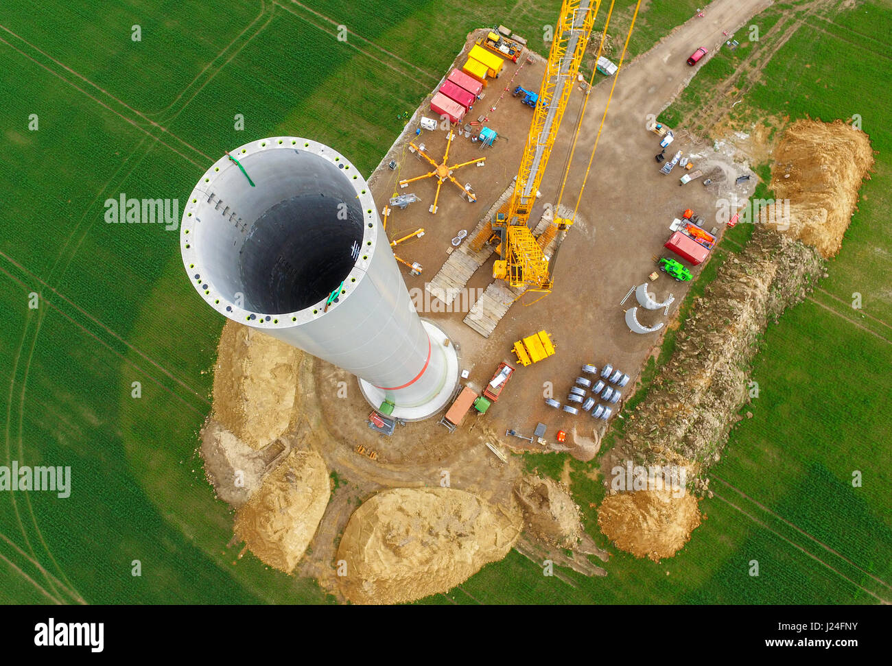Wind wheels on field hi-res stock photography and images - Alamy