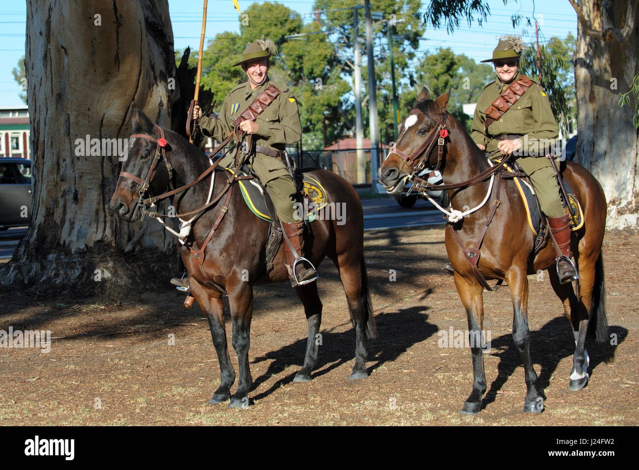 Australian cavalry regiment hi-res stock photography and images - Alamy