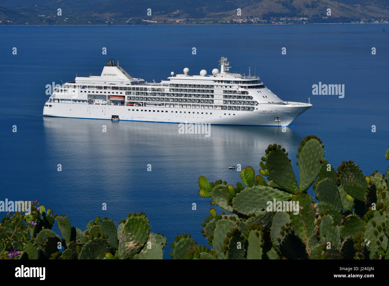Nafplion, Grc. 25th Apr, 2017. Silver Whisper cruise ship cruiser ...